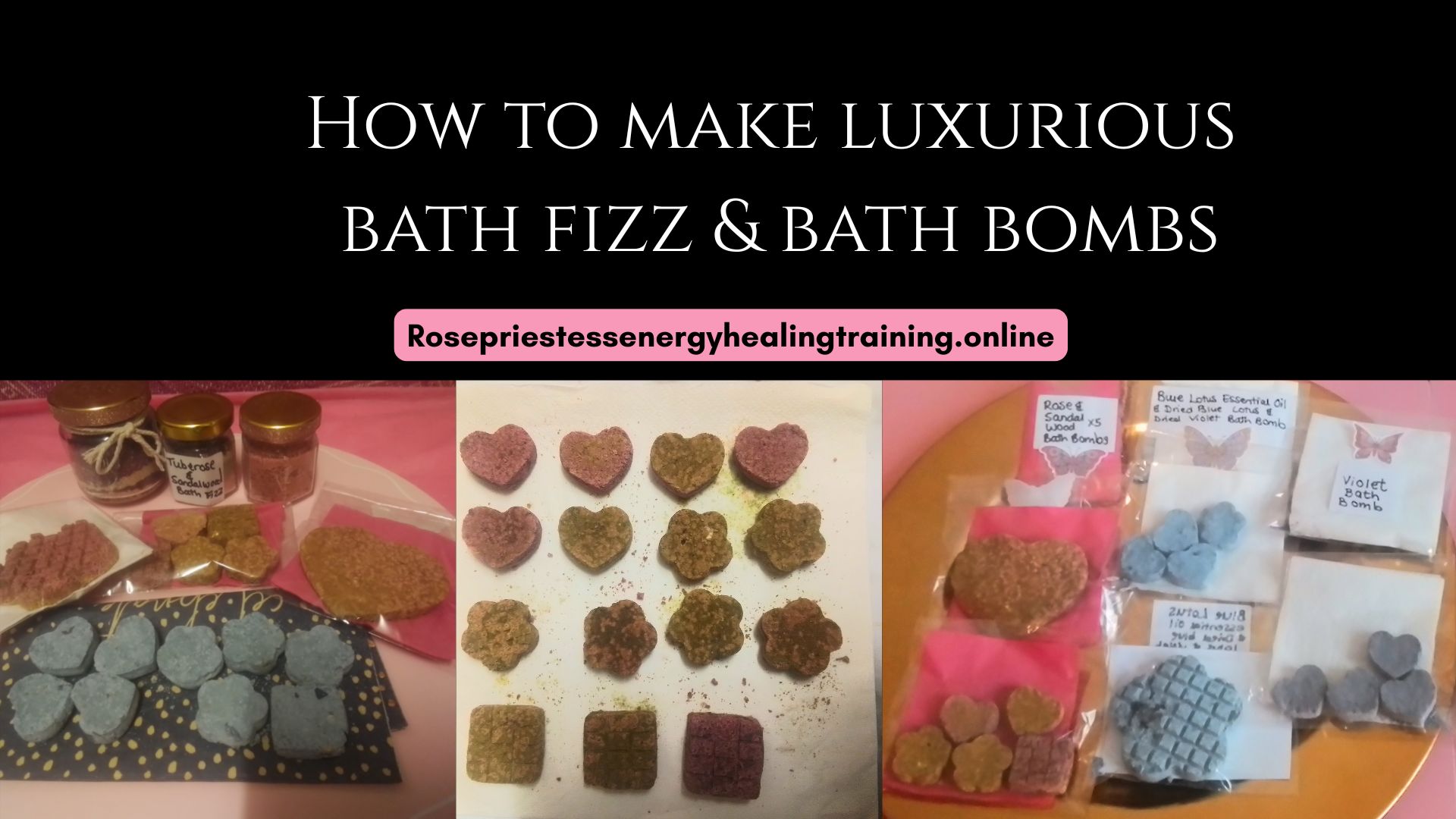 Create Luxurious Organic Bath Bombs & Bath Fizz for Mind, Body, and ...